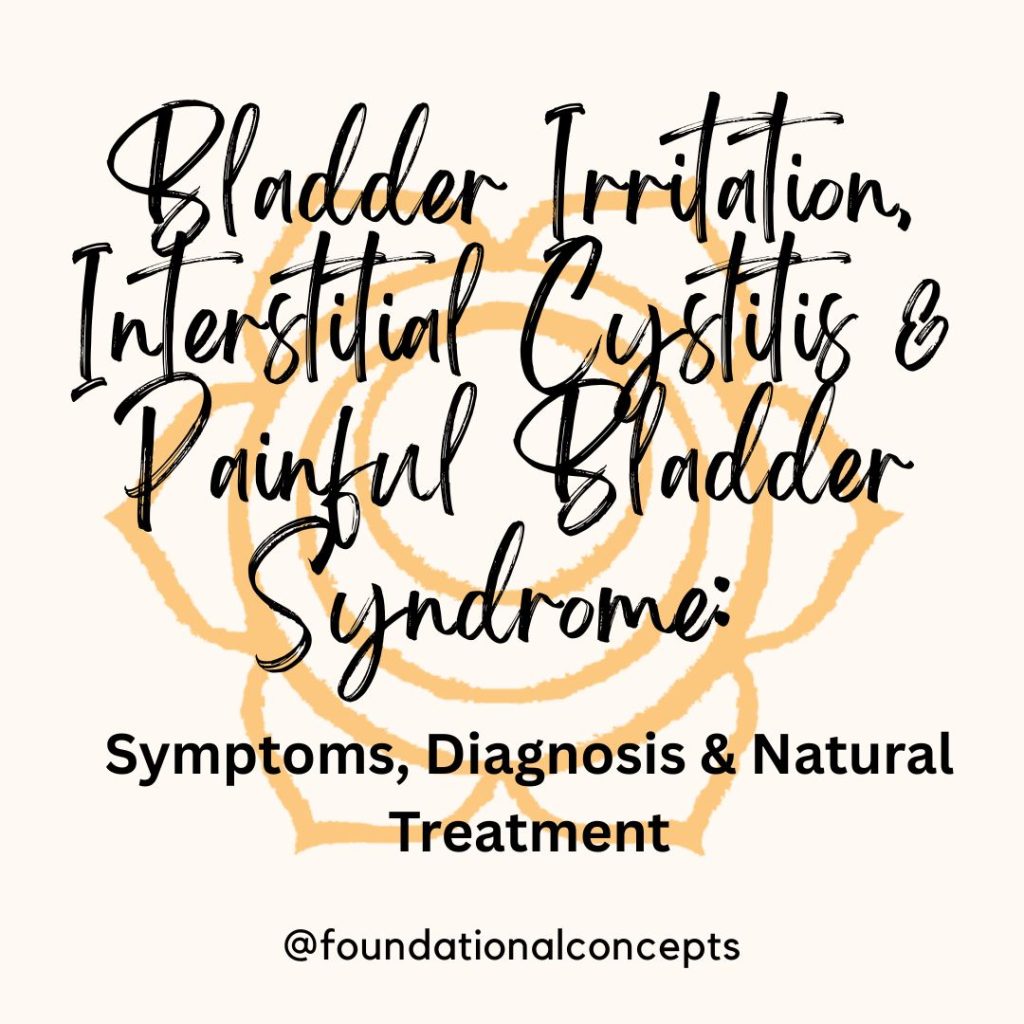 Bladder Irritation, Interstitial Cystitis & Painful Bladder Syndrome ...